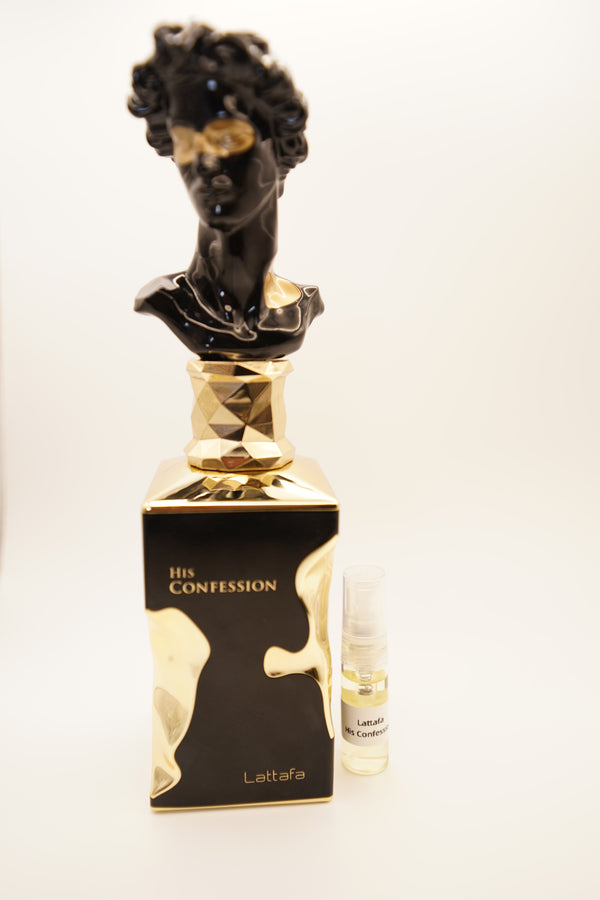 Lattafa His Confession – Fragrance Viking Samples